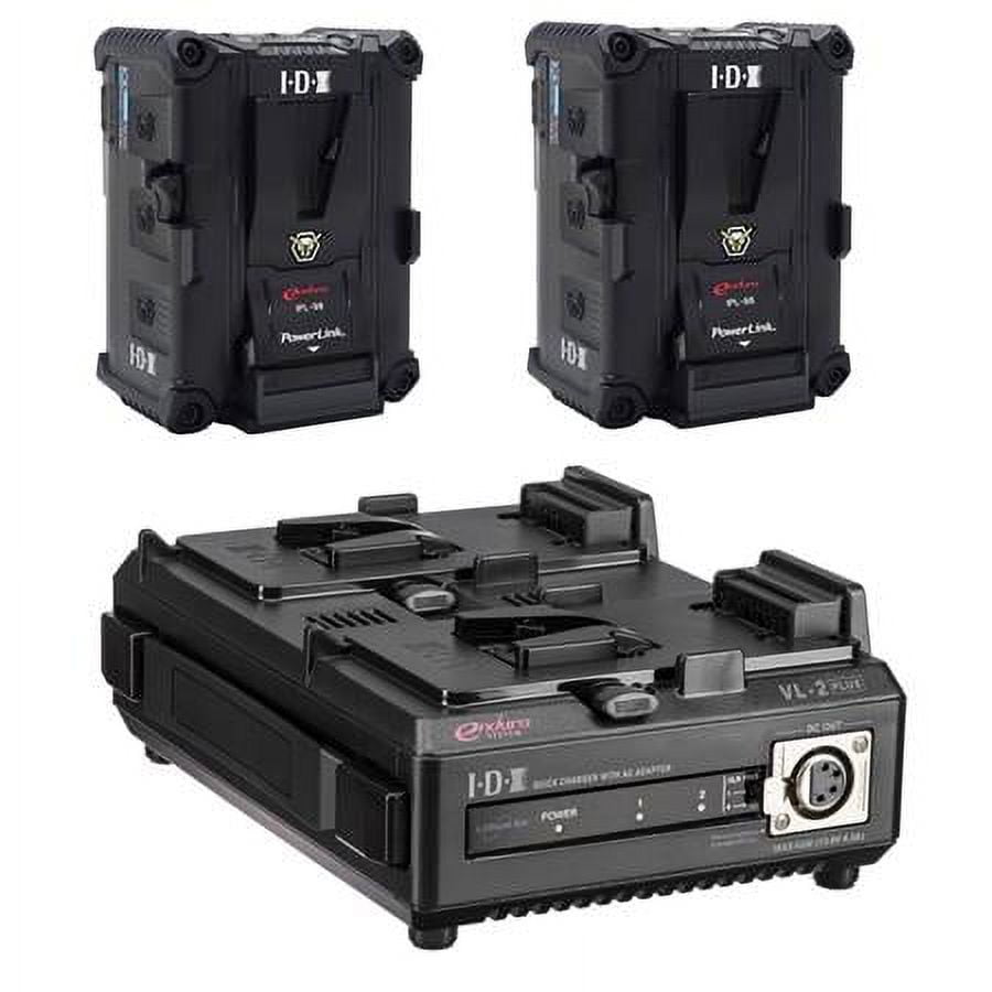 IPL-98 PowerLink 96Wh Stackable Li-Ion V-Mount Battery, 2-Pack with ...