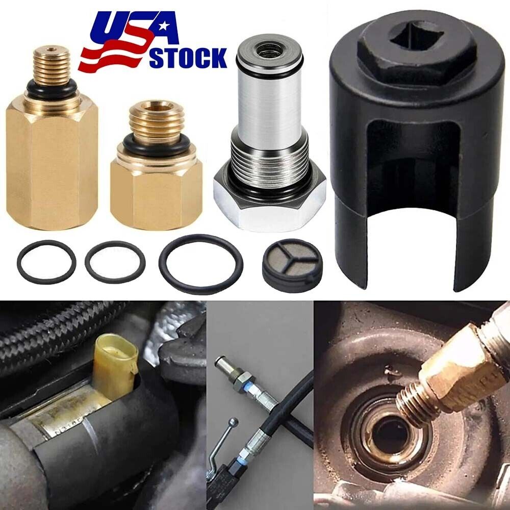 IPR Valve Socket Air Test Fitting & Fuel Rail Adapter for 6.0L Ford ...