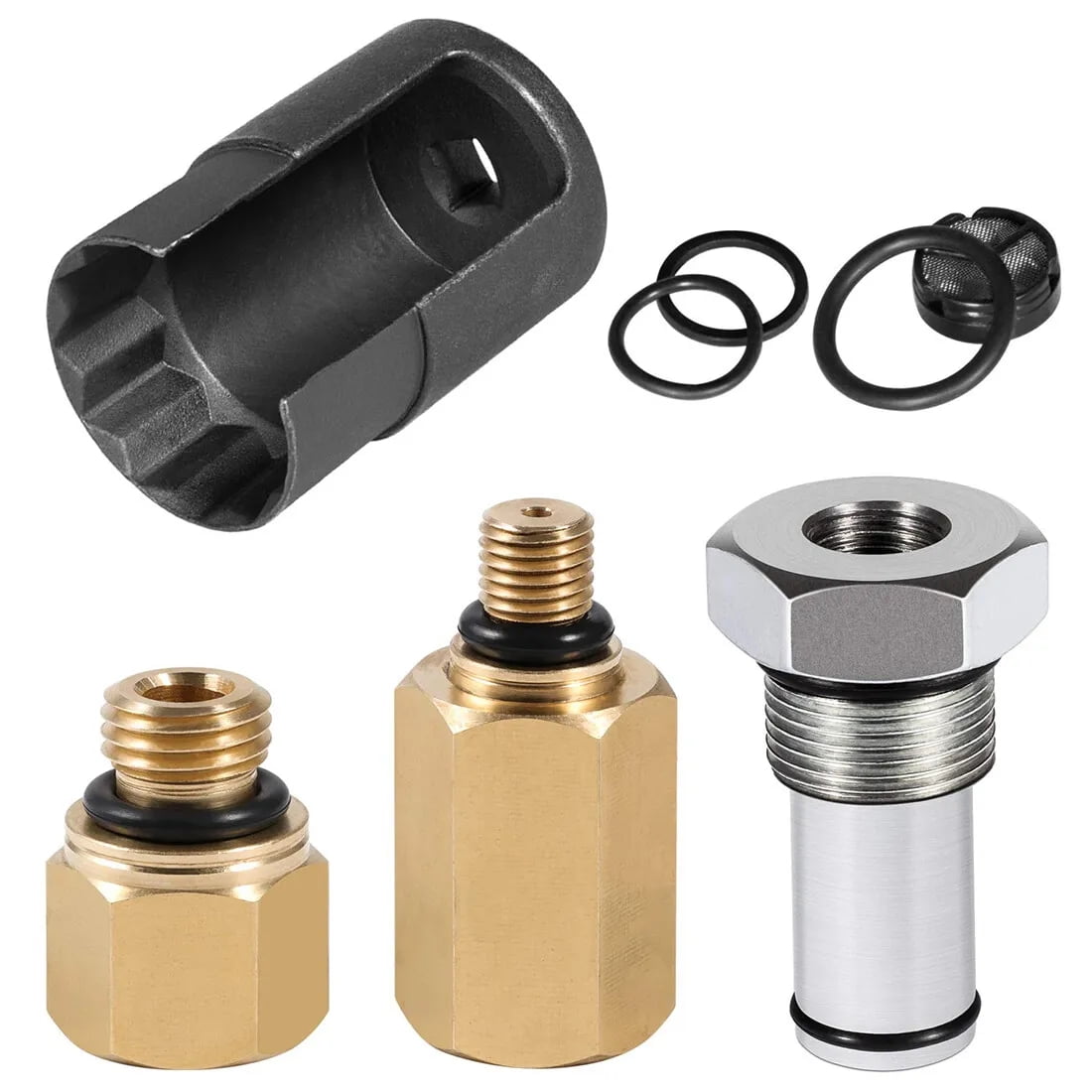 IPR Valve Socket & Air Test Fitting Tool Kit & Fuel Rail Adapters for ...