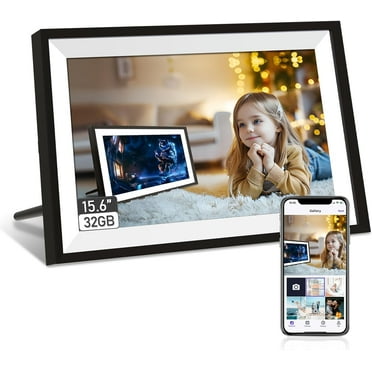 KODAK 11.6-inch Digital Photo Frame, FHD, Wi-Fi Enabled, Wood Tone ...