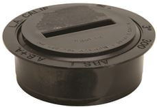 IPS Corporation 68501 3 in. IPS DWV ABS Snap-In Cleanout with Plug ...