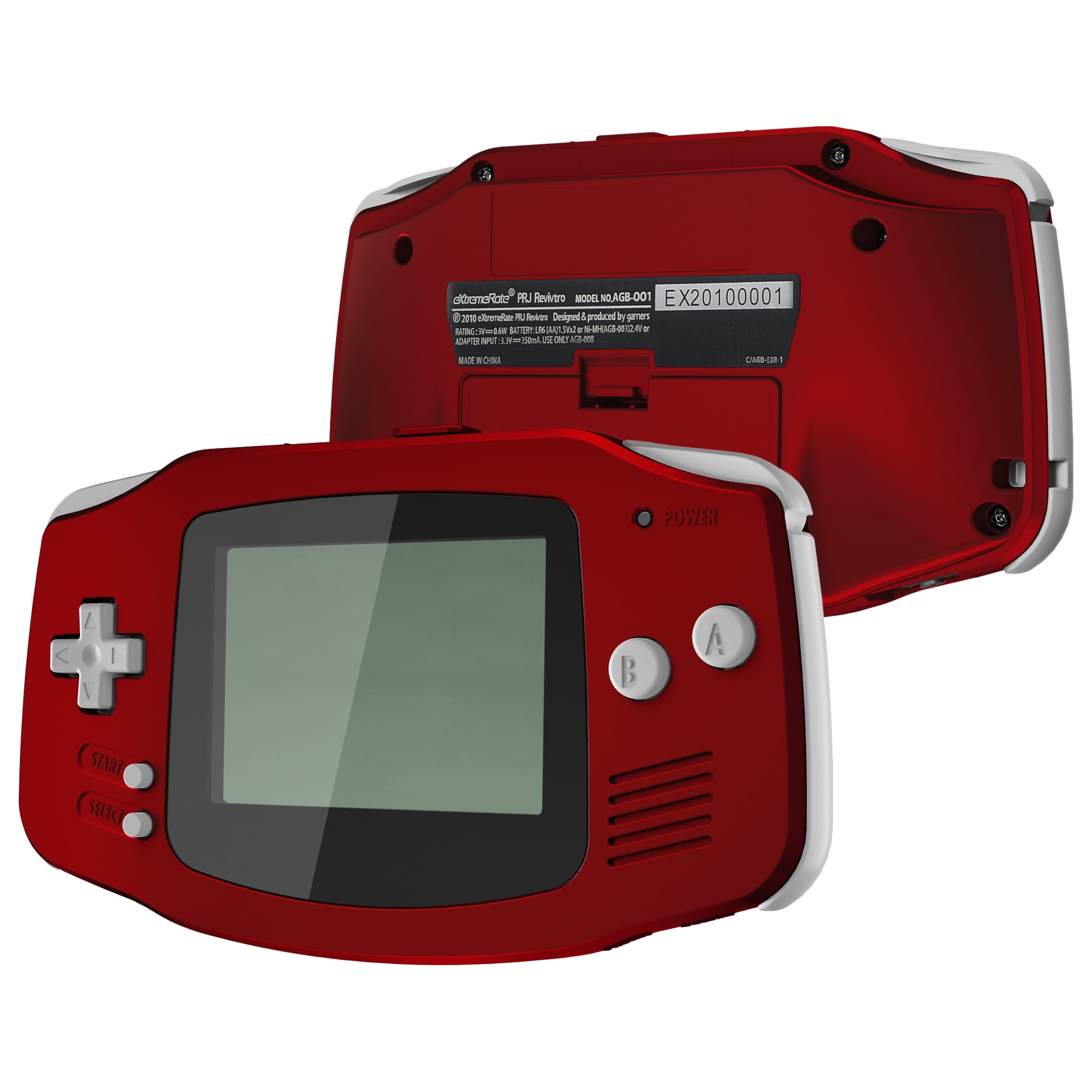 IPS Ready Upgraded eXtremeRate Scarlet Red Replacement Housing Shell ...
