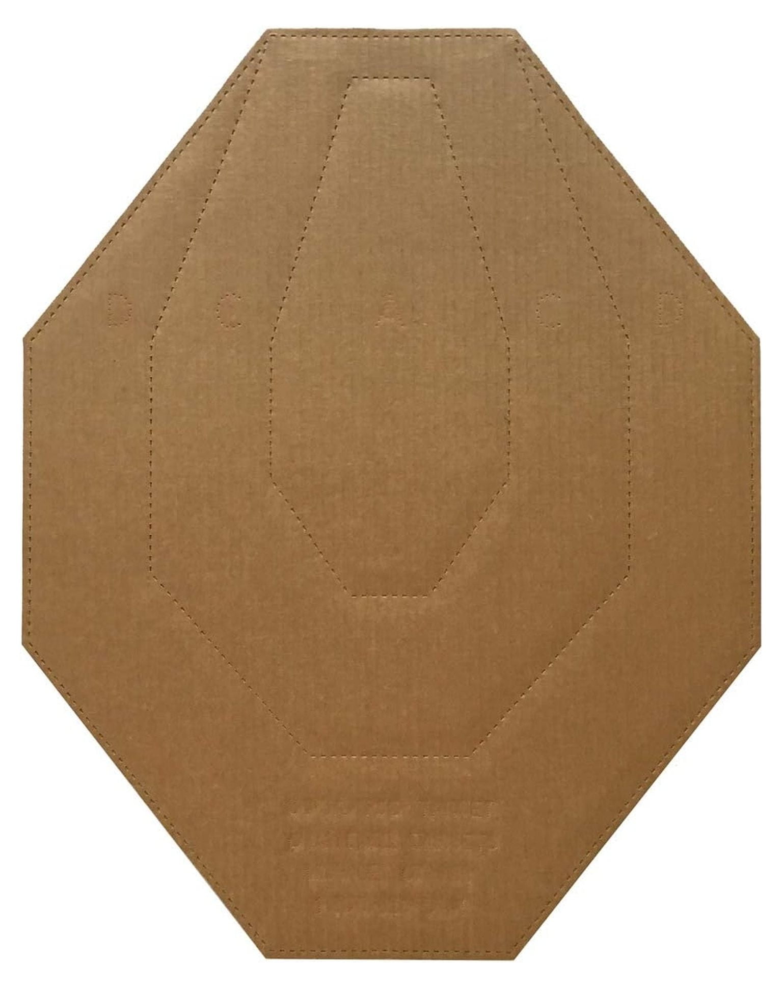IPSC Classic Water Resistant Cardboard Target - 100 Pack - Walmart.com