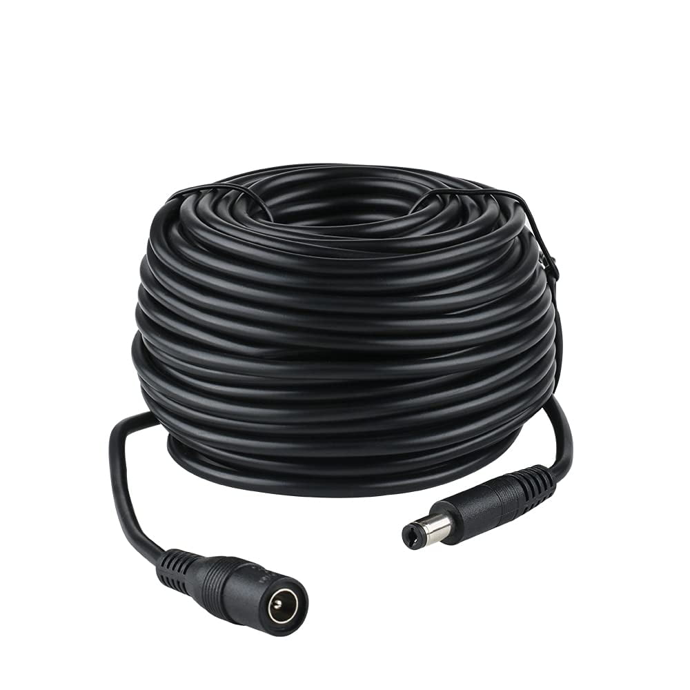 IPSTYLE 32.8ft Male to Male Extension Cord, DC 5.5x2.1mm Power Adapter ...