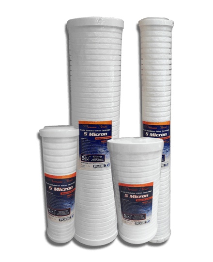 IPW Industries Inc. (GSSR45-20005) 20" x 4.5" Grooved 5 Micron Sediment Scale Removal Filter ...