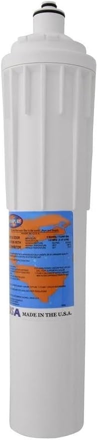 IPW Industries Inc-Omnipure - (ELF XL 10M-P) - 15" x 4" ELF XL-Series 10 Micron Carbon Block ...