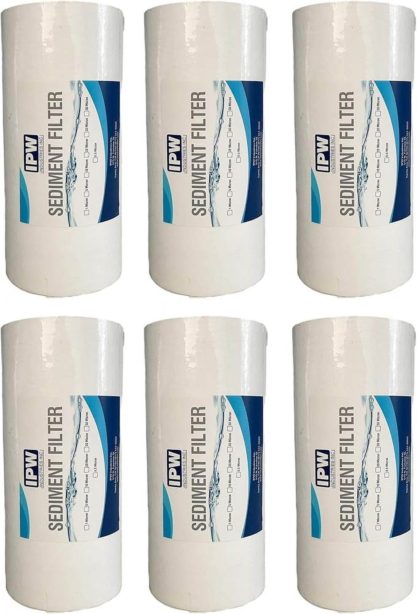 IPW Industries Inc. Whole House Sediment Water Filter - 20 Micron ...