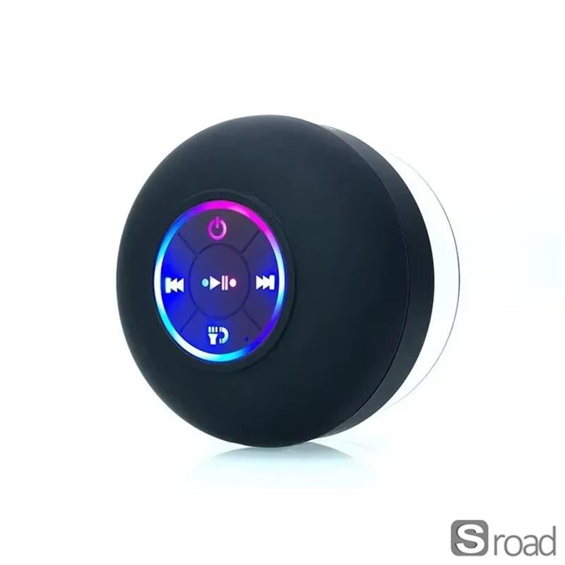 IPX4 Waterproof Bluetooth Speaker With Suction Cup, Portable Wireless ...