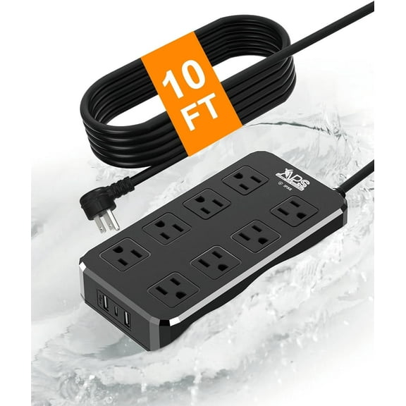 Eaton TLP1208SAT Home Theater Surge Protector Power Strip, 12 Outlets ...