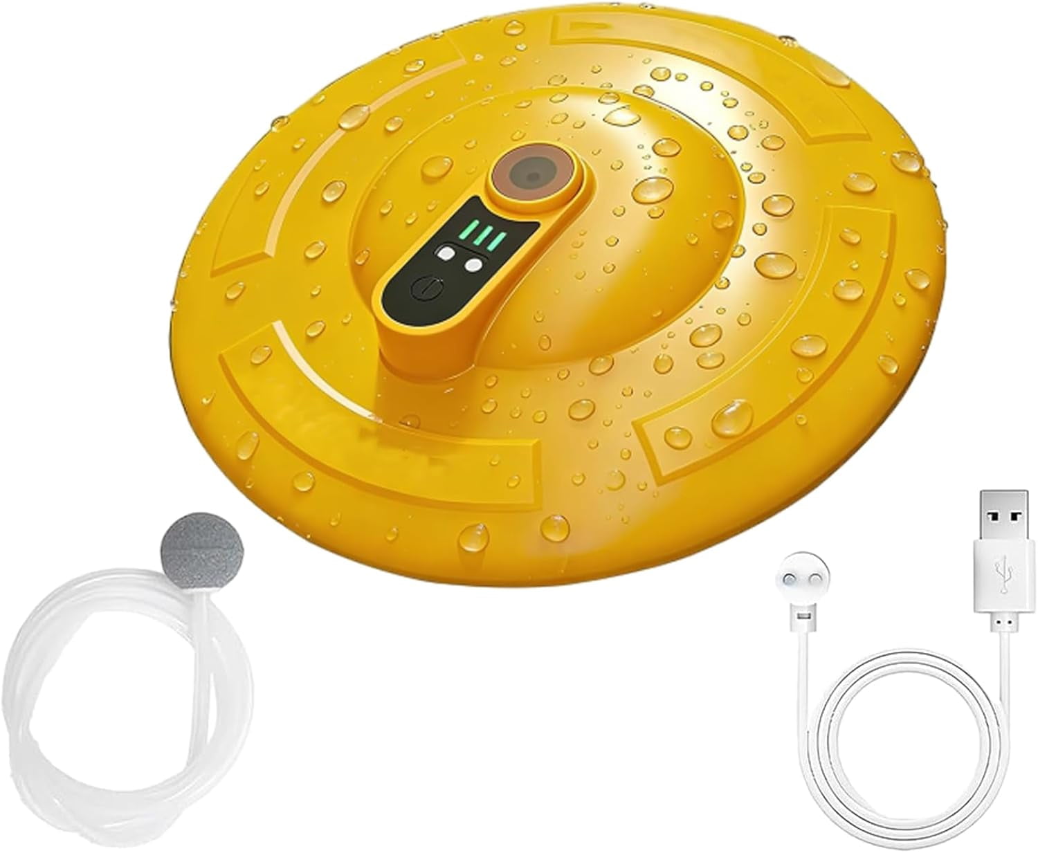 IPX7 Floating & Rechargeable Bait Bucket Aerator, Rechargeable Portable ...