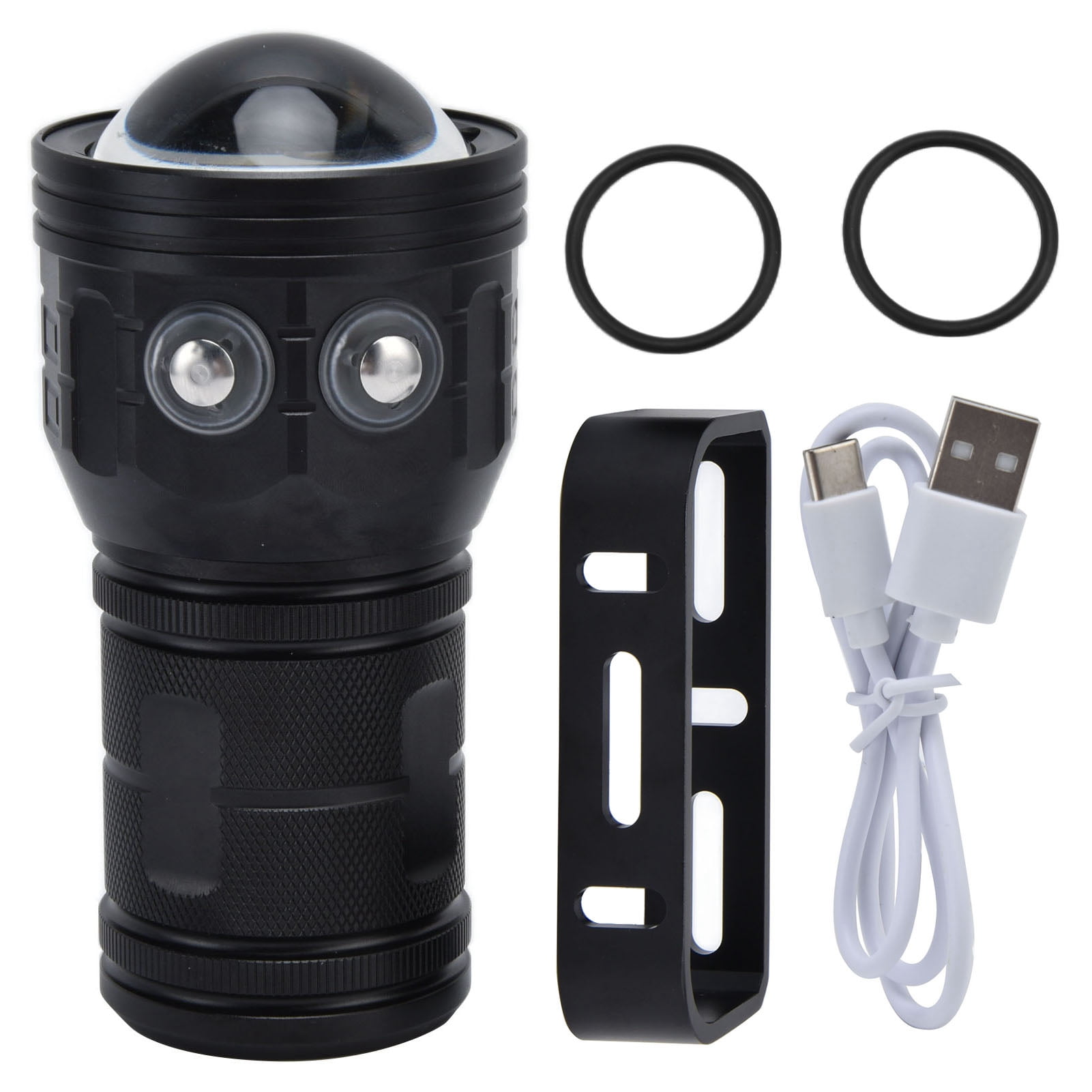 IPX8 Waterproof Flashlight Diving Fill Light Underwater 80m Photography ...