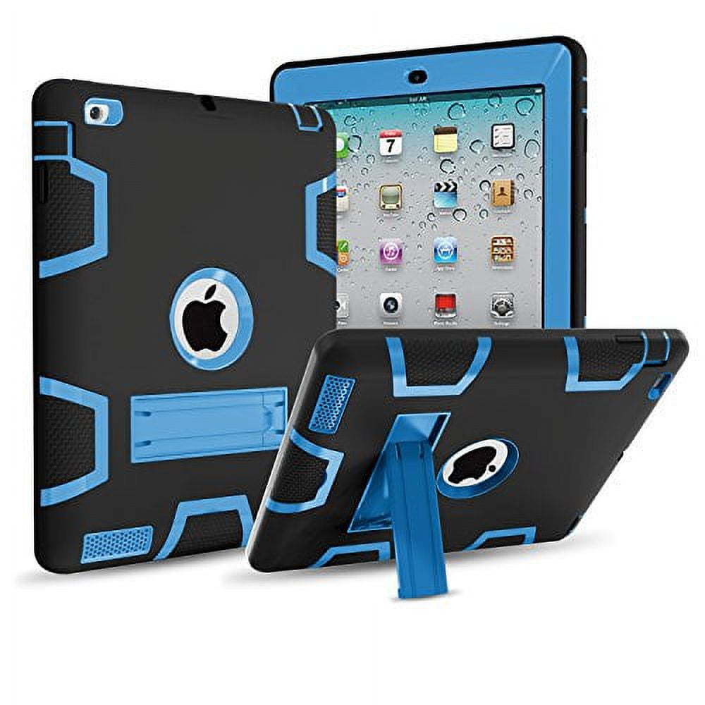 Mignova Armor Defender iPad 4/3/2 Case, Shock Proof, Impact Protect, 9 ...