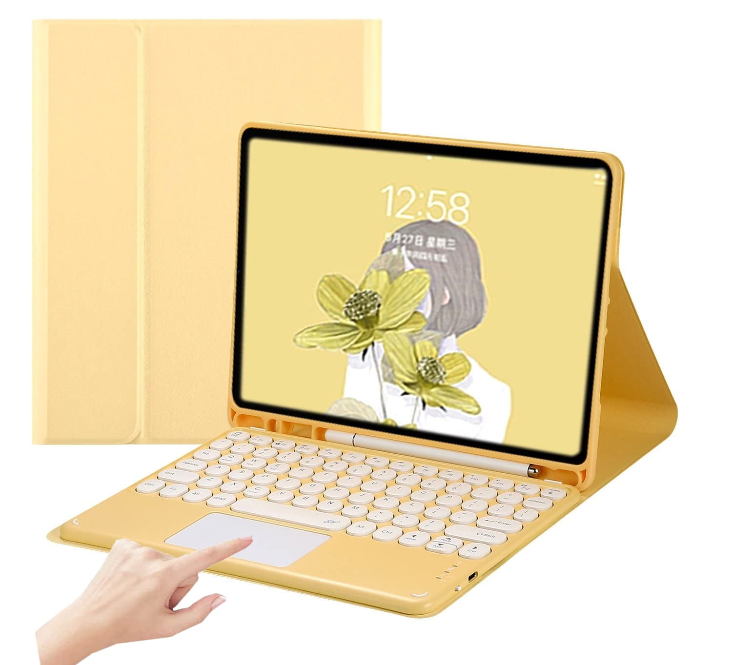 Ipad Mini4 Mini5 Keyboard Case Touchpad Magnetic Detachable Bluetooth