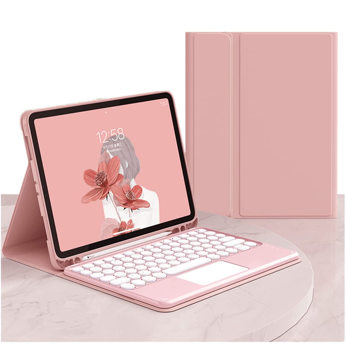 Ipad Mini4 Mini5 Keyboard Case Touchpad Magnetic Detachable Bluetooth