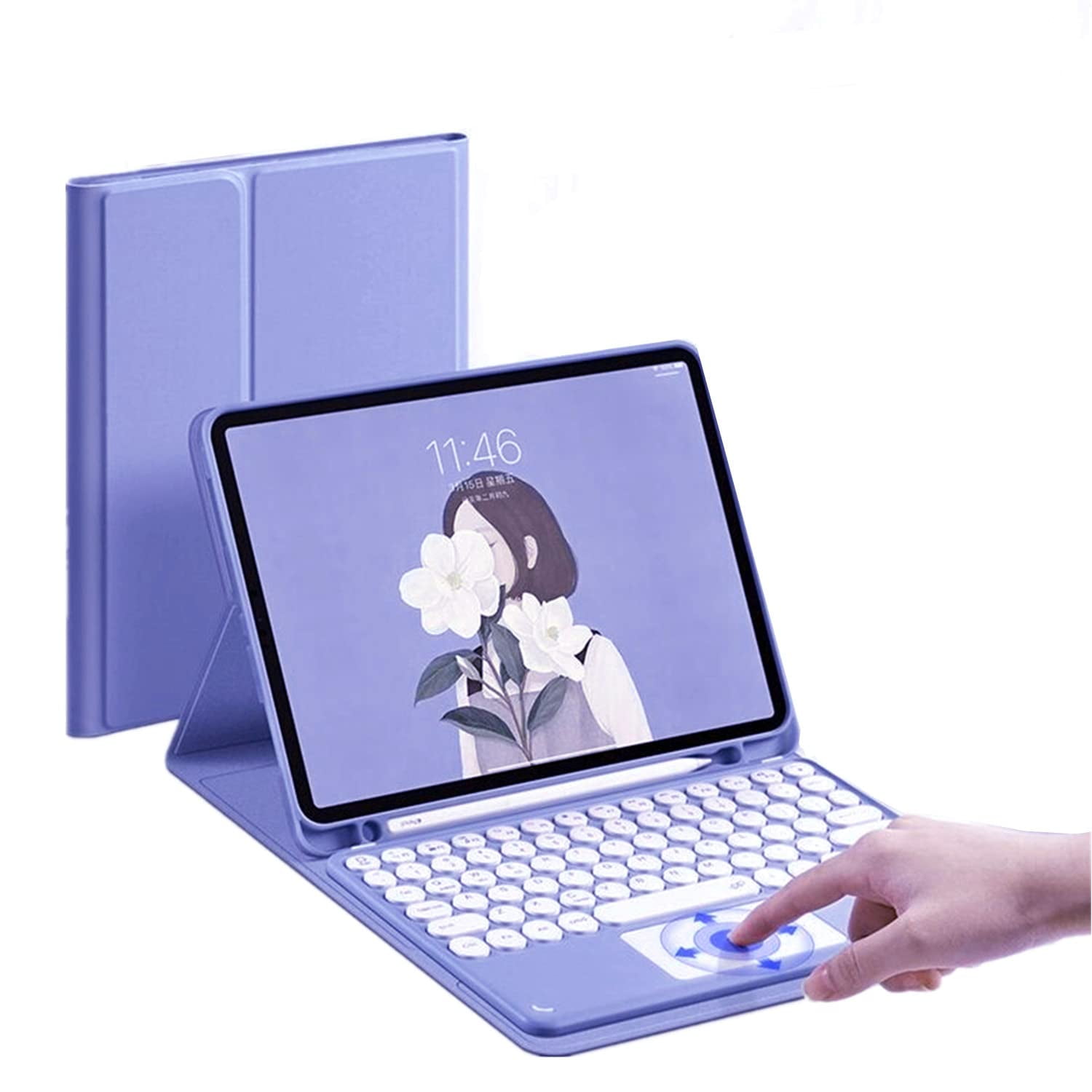 Ipad Mini4 Mini5 Keyboard Case Touchpad Magnetic Detachable Bluetooth