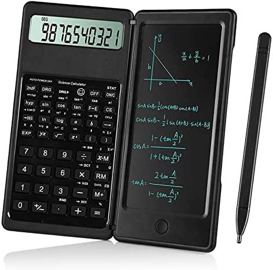 IPepul Scientific Calculator: 10-Digit, Erasable Writing Board, for ...