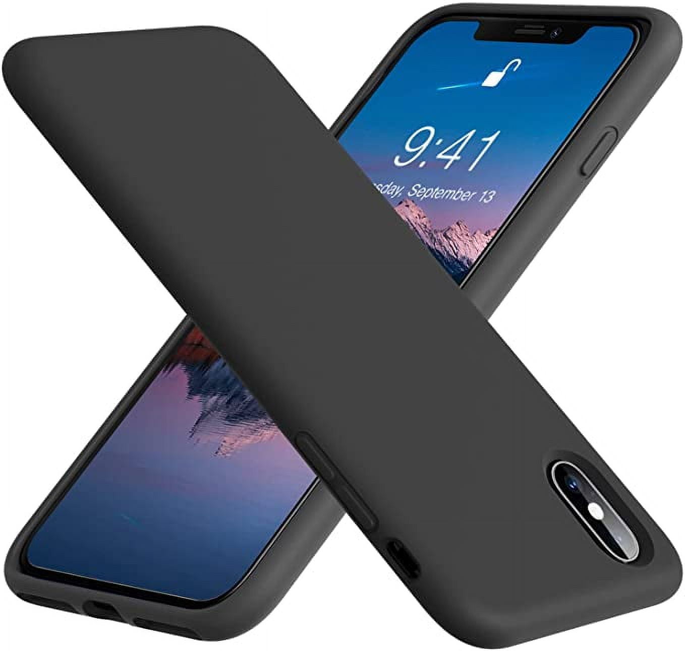 IPhone 12 case, soft liquid silicone, ultra-thin rubber, whole body ...