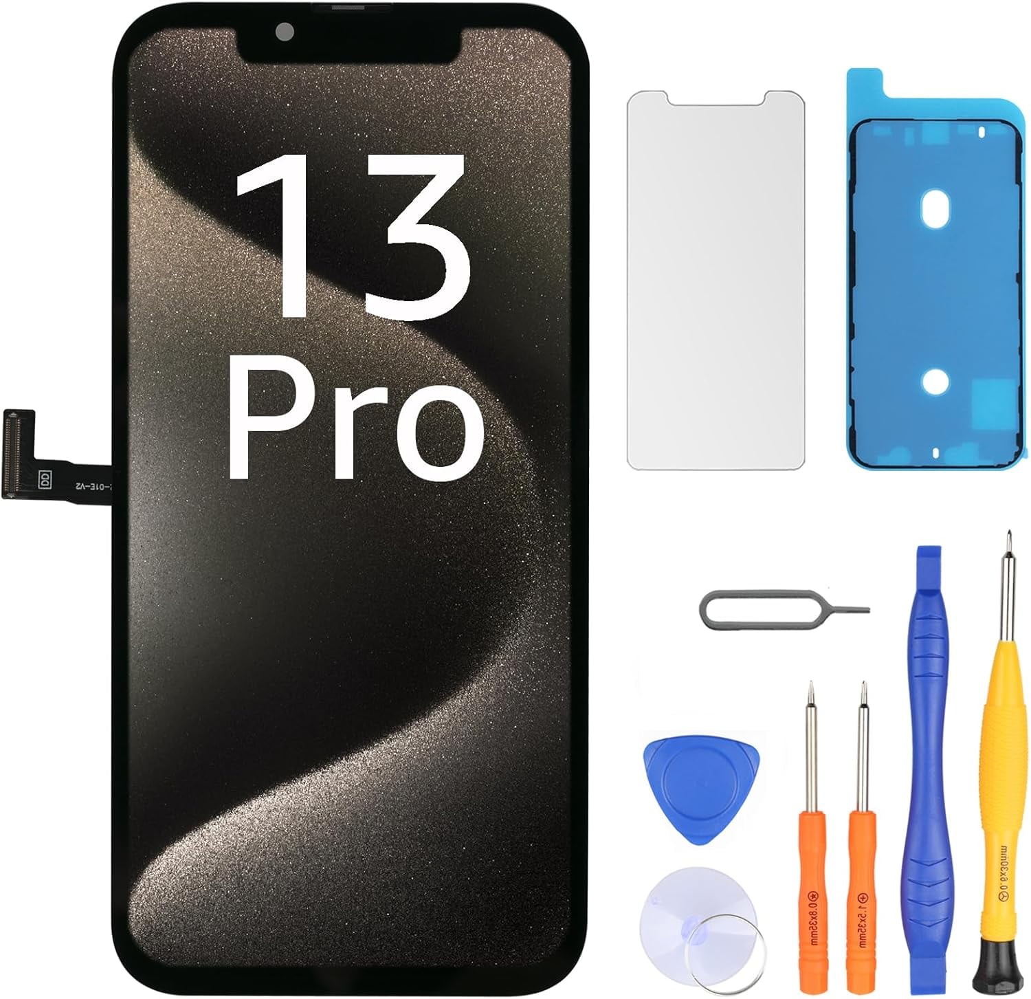 IPhone 13 Pro 6.1" Screen Replacement with LCD Retina FHD Display COF ...