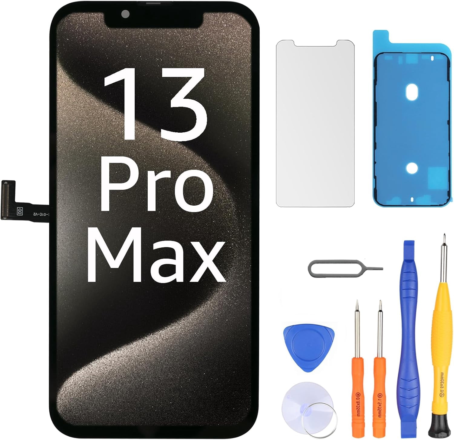 IPhone 13 Pro Max 6.7" Screen Replacement with LCD Retina FHD Display ...