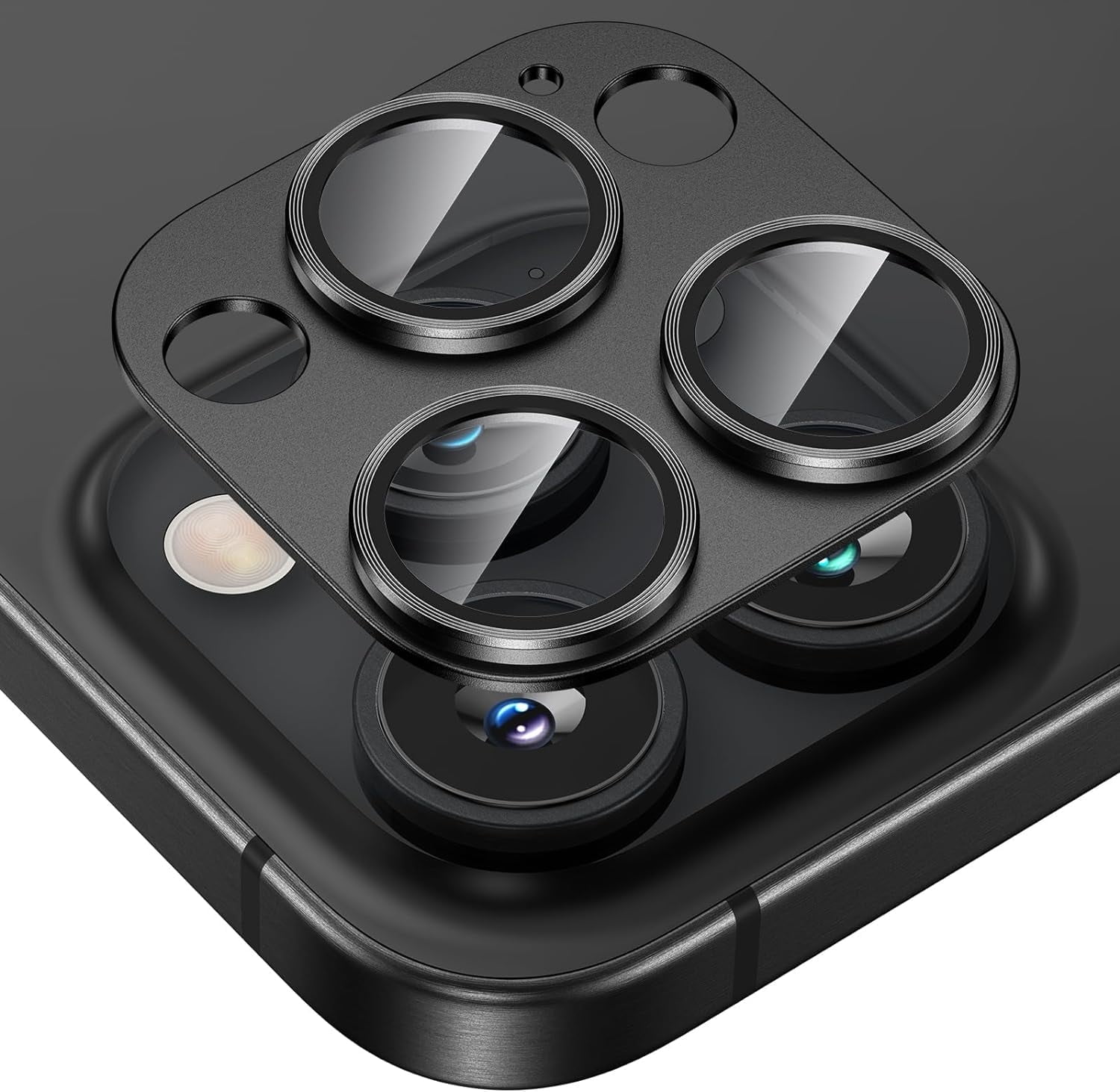 IPhone 15 Pro/iPhone 15 Pro Max Camera Lens Protector, Metal Aluminum ...