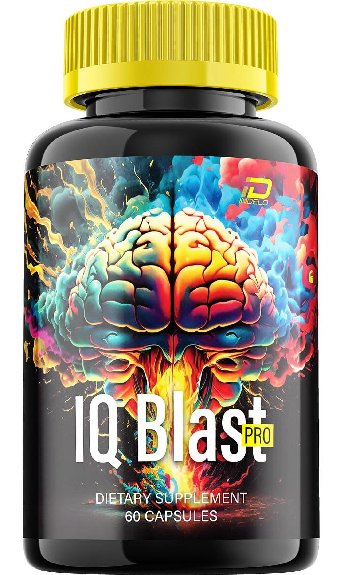 Avenura IQ Blast Pro Brain Supplement, 60 Capsules, Memory and Focus ...