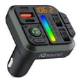 IQ Sound 2-in-1 FM Transmitter and Dual USB-C Car Charger with Bass and ...