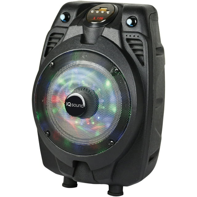 IQ Sound IQ-3206DJBT -BLK 6" Portable Bluetooth Speaker - Walmart.com