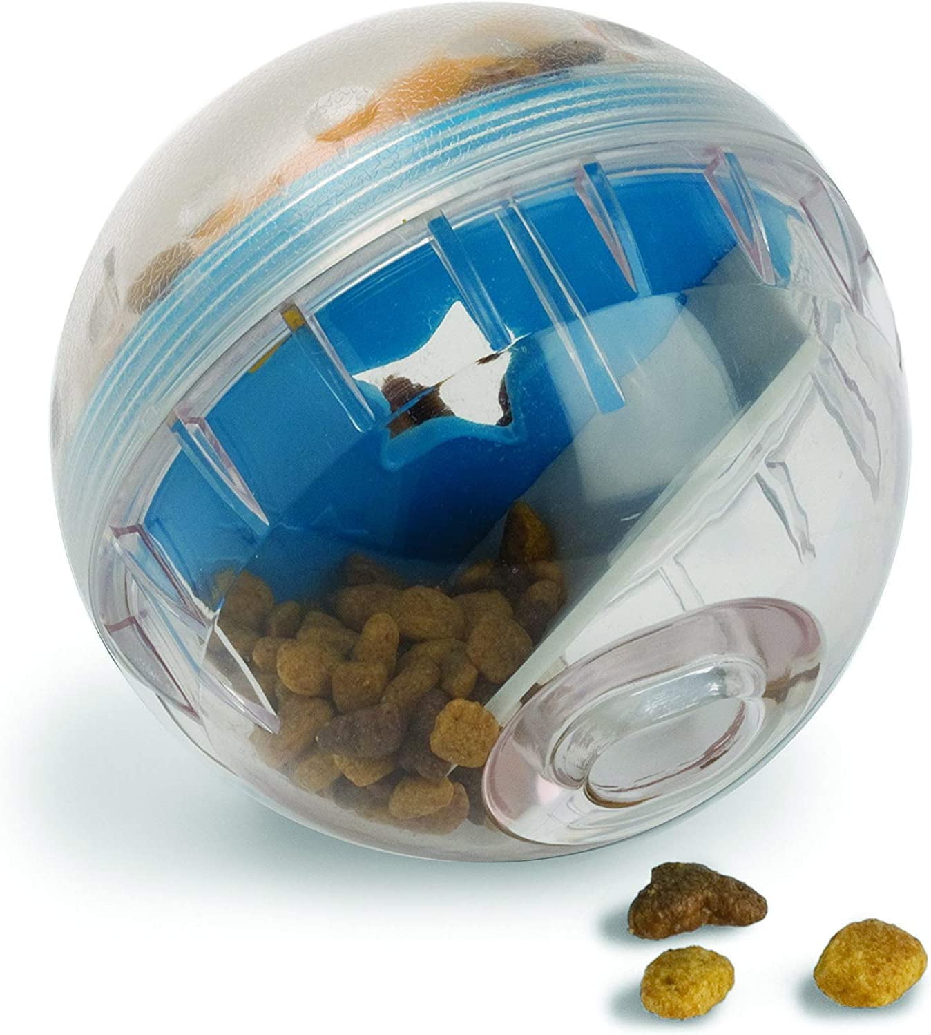 IQ Treat Ball Dog Treat Dispenser Toy Ball Interactive Dog Toy - 4" Dog ...