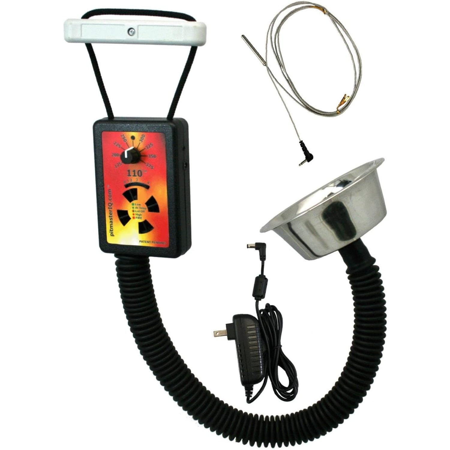 IQ110 BBQ Temperature Regulator Kit with Standard Pit Adapter for Weber ...