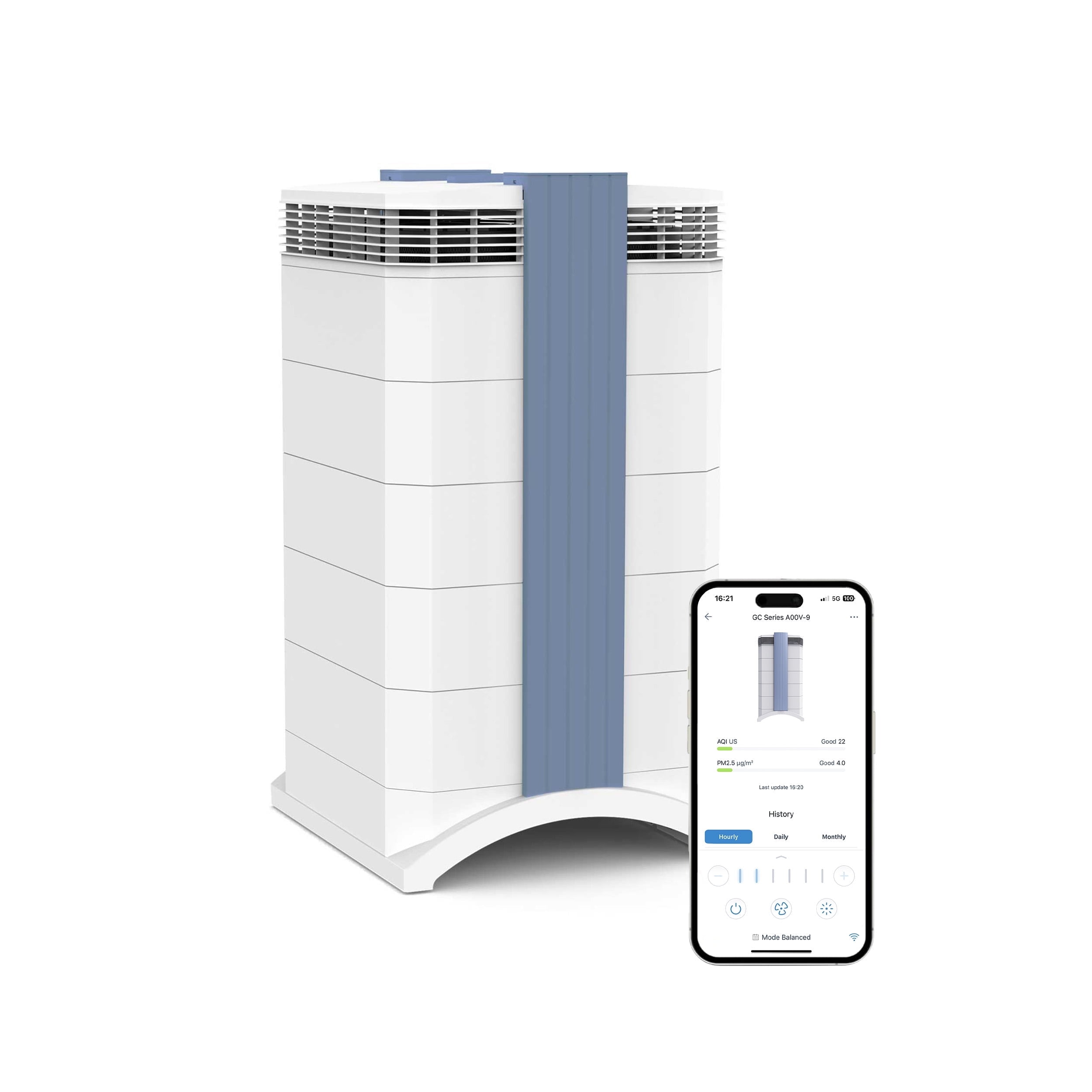 IQAir GC MultiGas XE Air Purifier – Smart MultiGas Filtration for Rooms ...