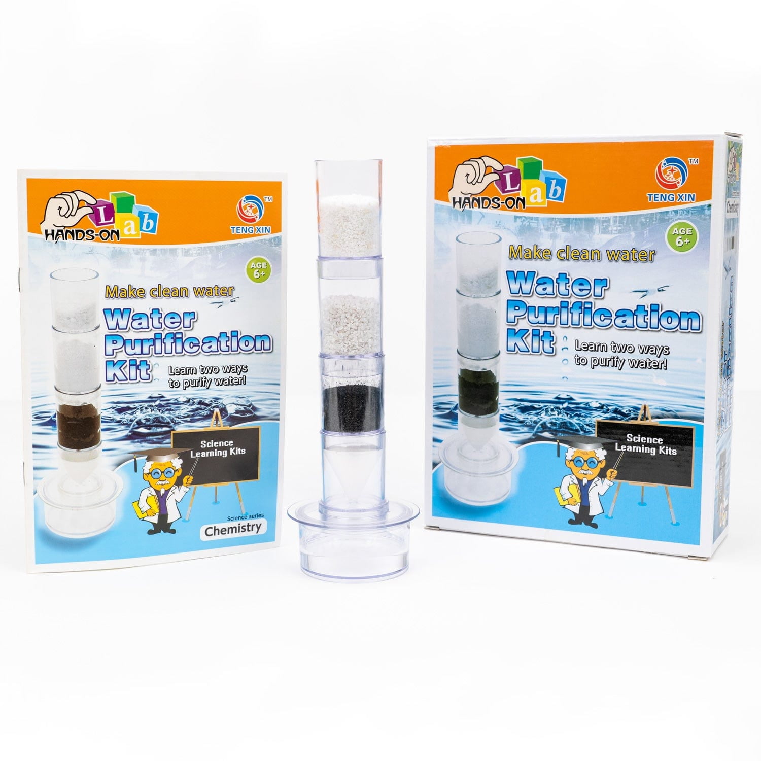IQCREW by Amscope Build Your Own Water Purification System Activity Kit ...