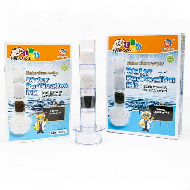 IQCREW by Amscope Build Your Own Water Purification System Activity Kit ...