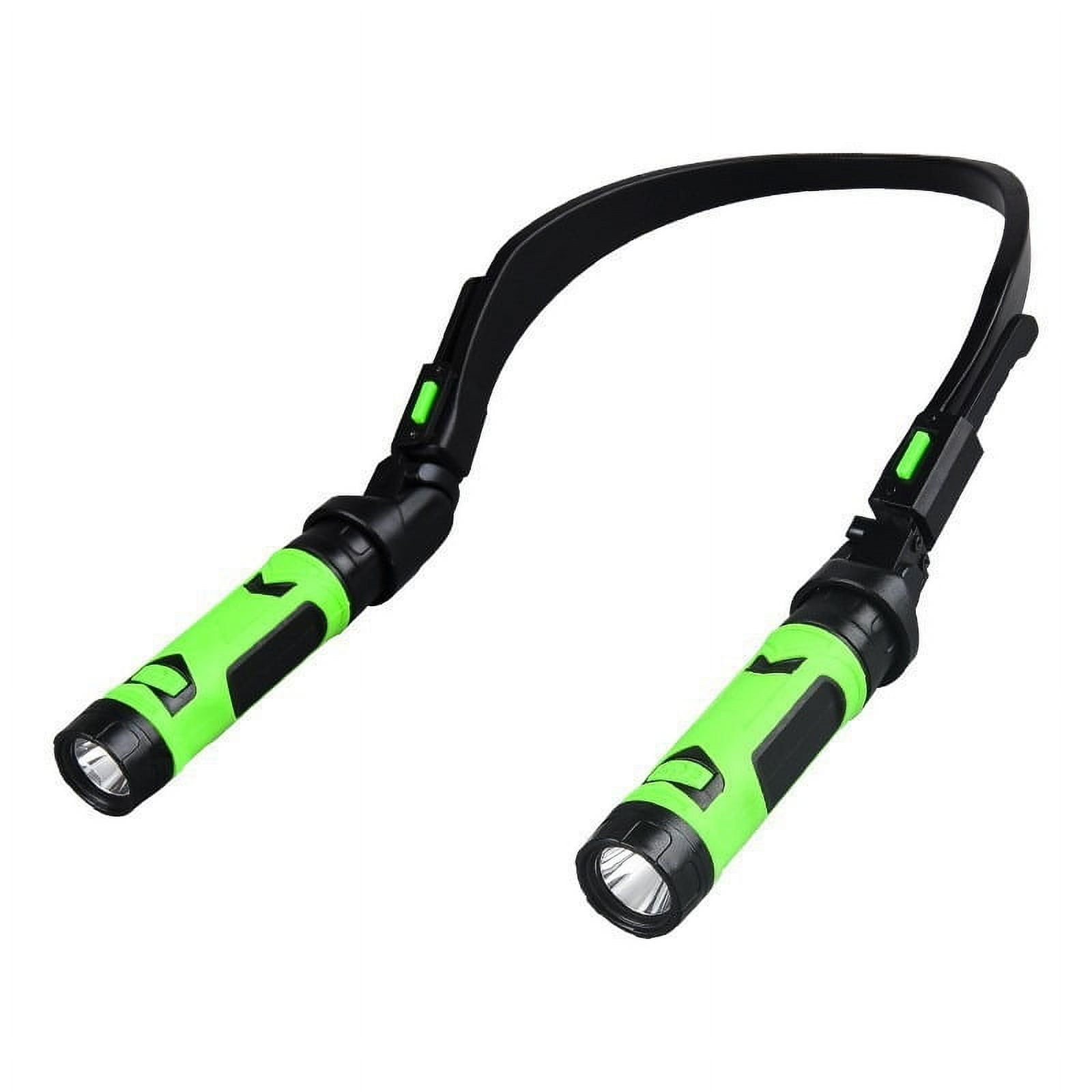 IQGVEB Neck Worn LED Reading Light 100 Lumen USB Rechargeable, Magnetic ...
