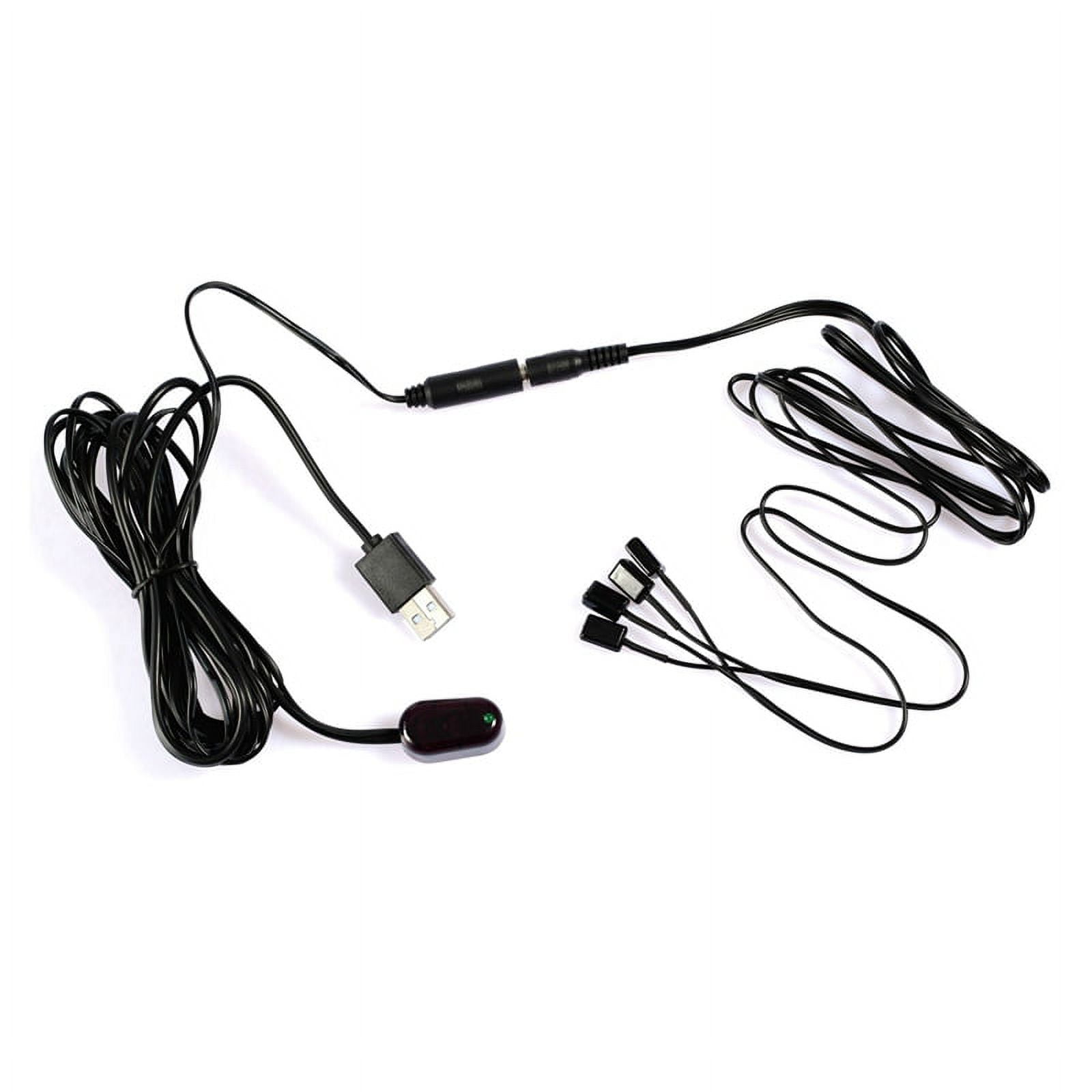 IR Extender 1Pc IR Receiver + 4Pc IR Emitter Emitters Repeater Kit ...