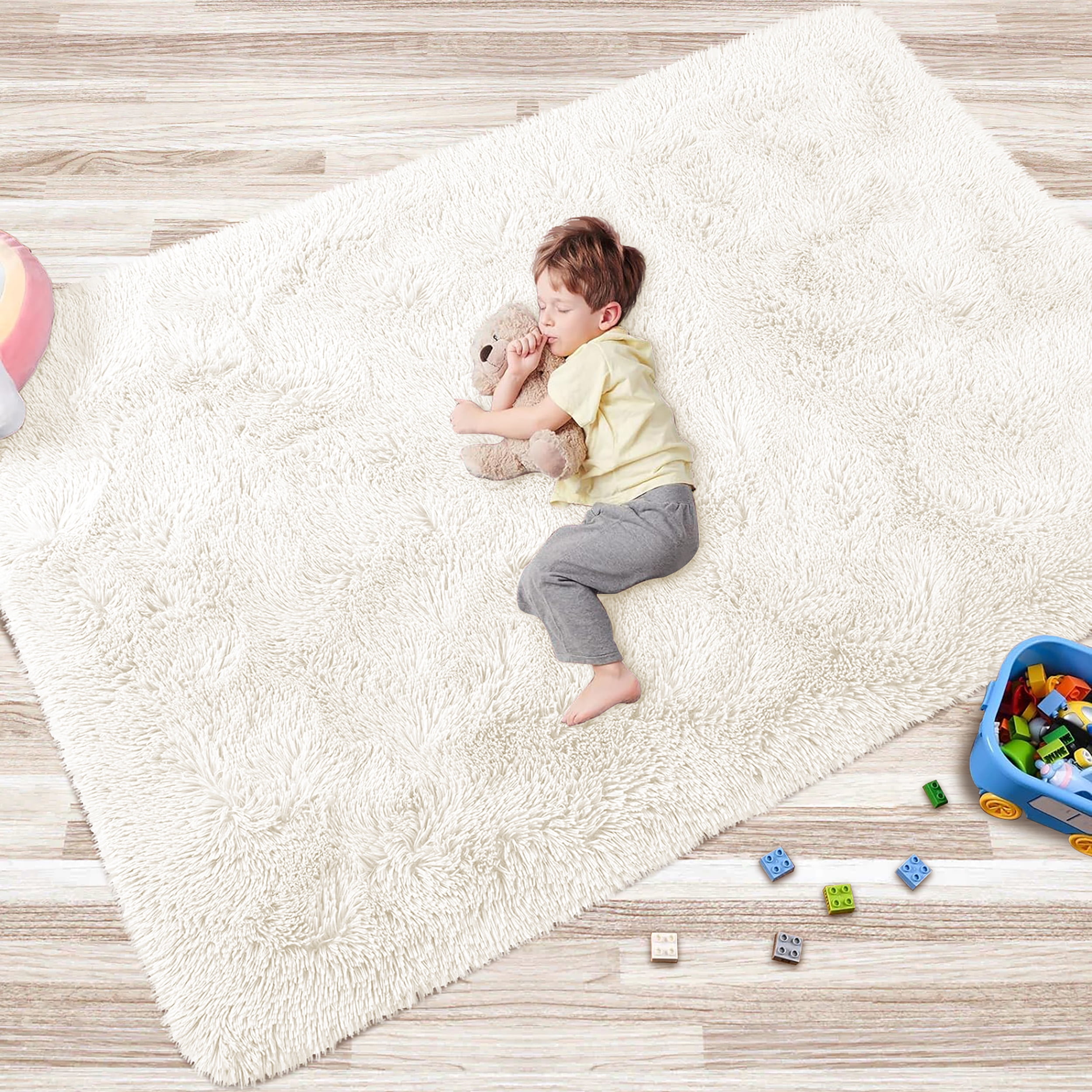 IR Imperial Room Shaggy Rug 3x5ft for Hallway, Ultra Soft Modern Area ...