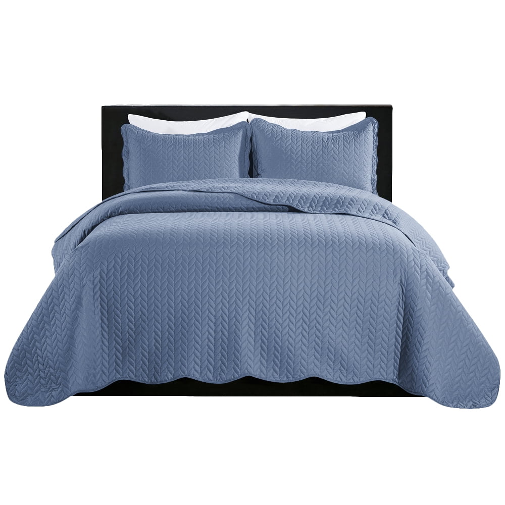 IR Imperial Rooms 3 Piece Bedding Set Soft Bedspread with 2 Pillow ...