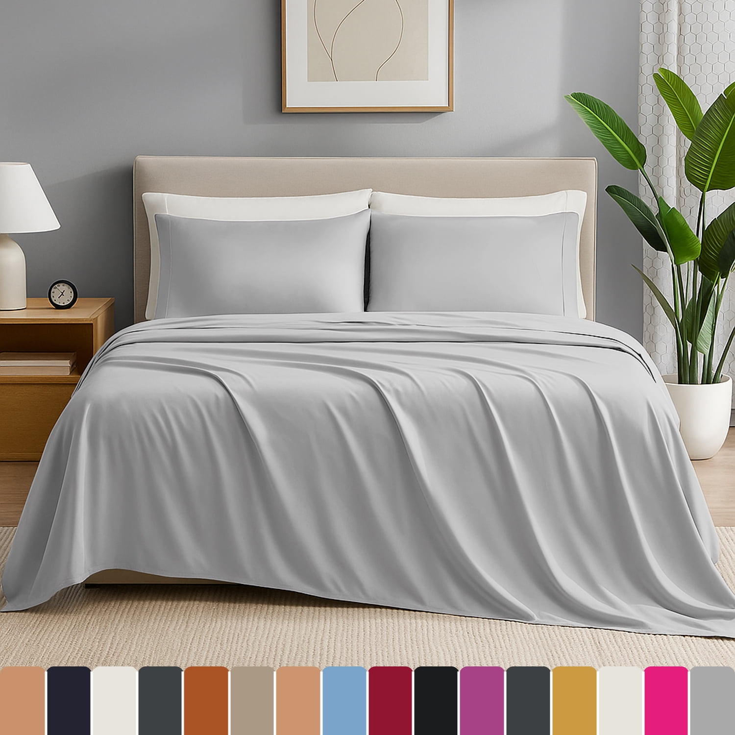Imperial Rooms Soft Full-Size Deep Pocket Comfort Bed Sheet Set ...
