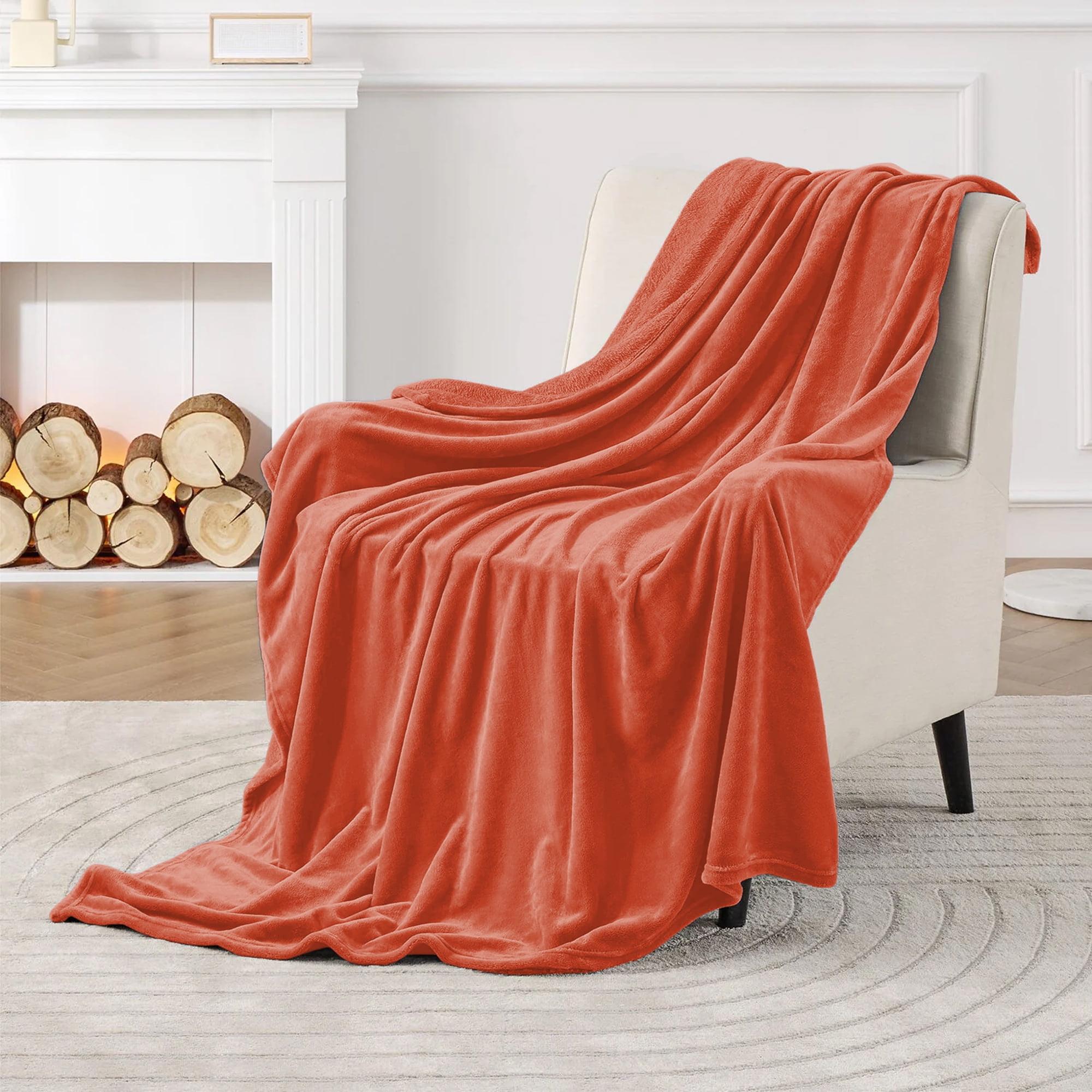 IR Imperial Rooms Fleece Bed Throw Blanket, Plush, Travel and Couch ...