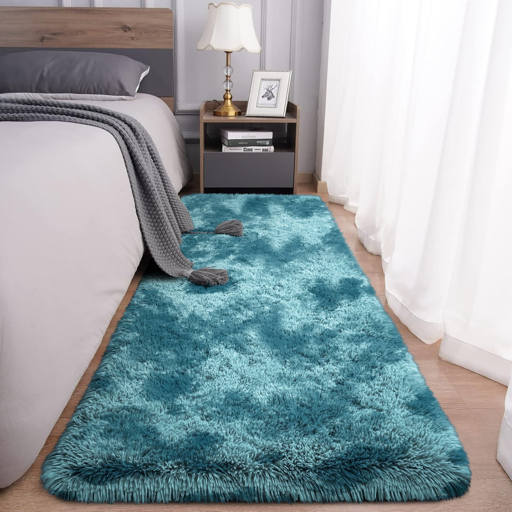 IR Imperial Rooms Shaggy Rug 5x7ft for Bedroom Fluffy Shag Rug Anti ...