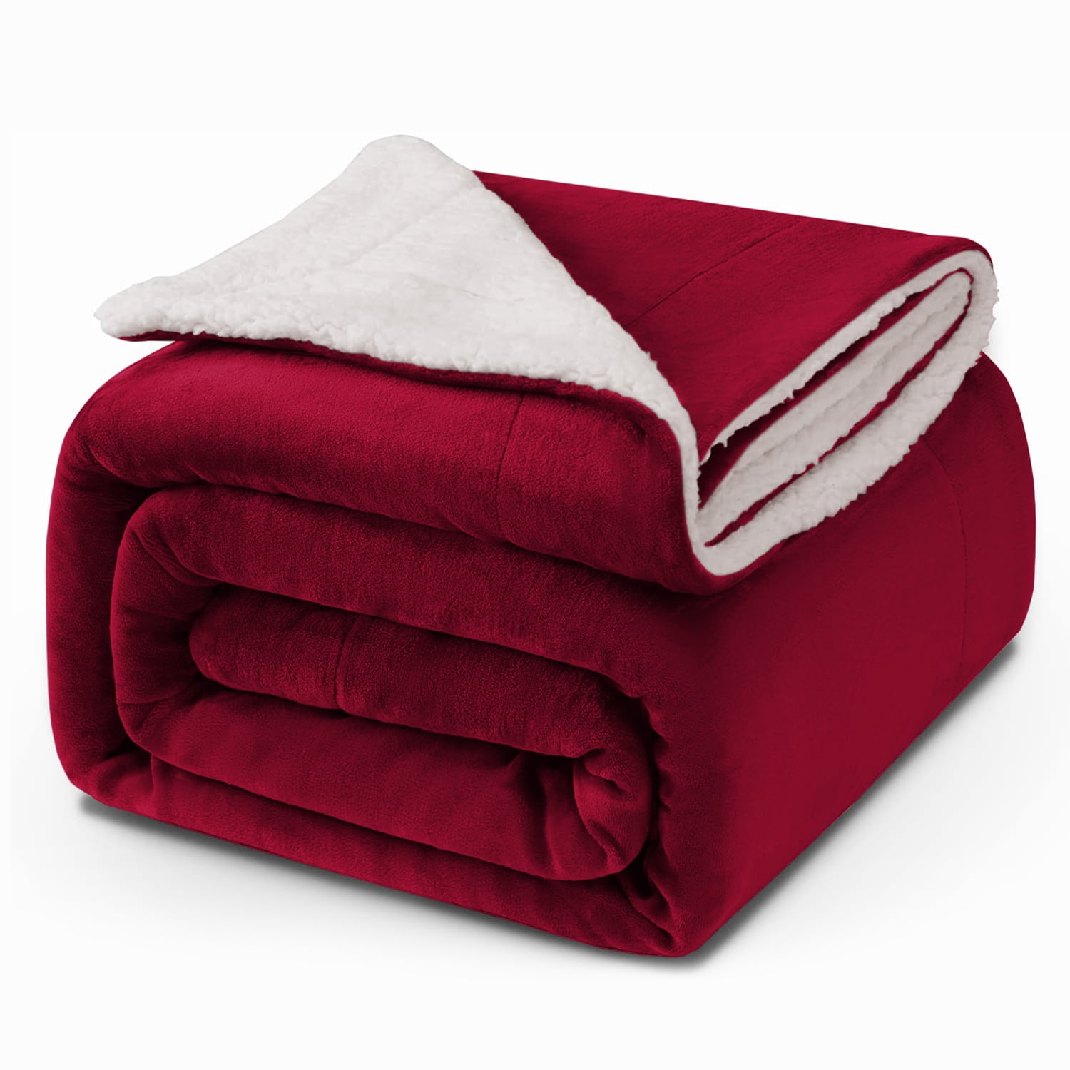 IR Imperial Rooms Super Cozy Sherpa Blanket, Fluffy Winter Plush ...