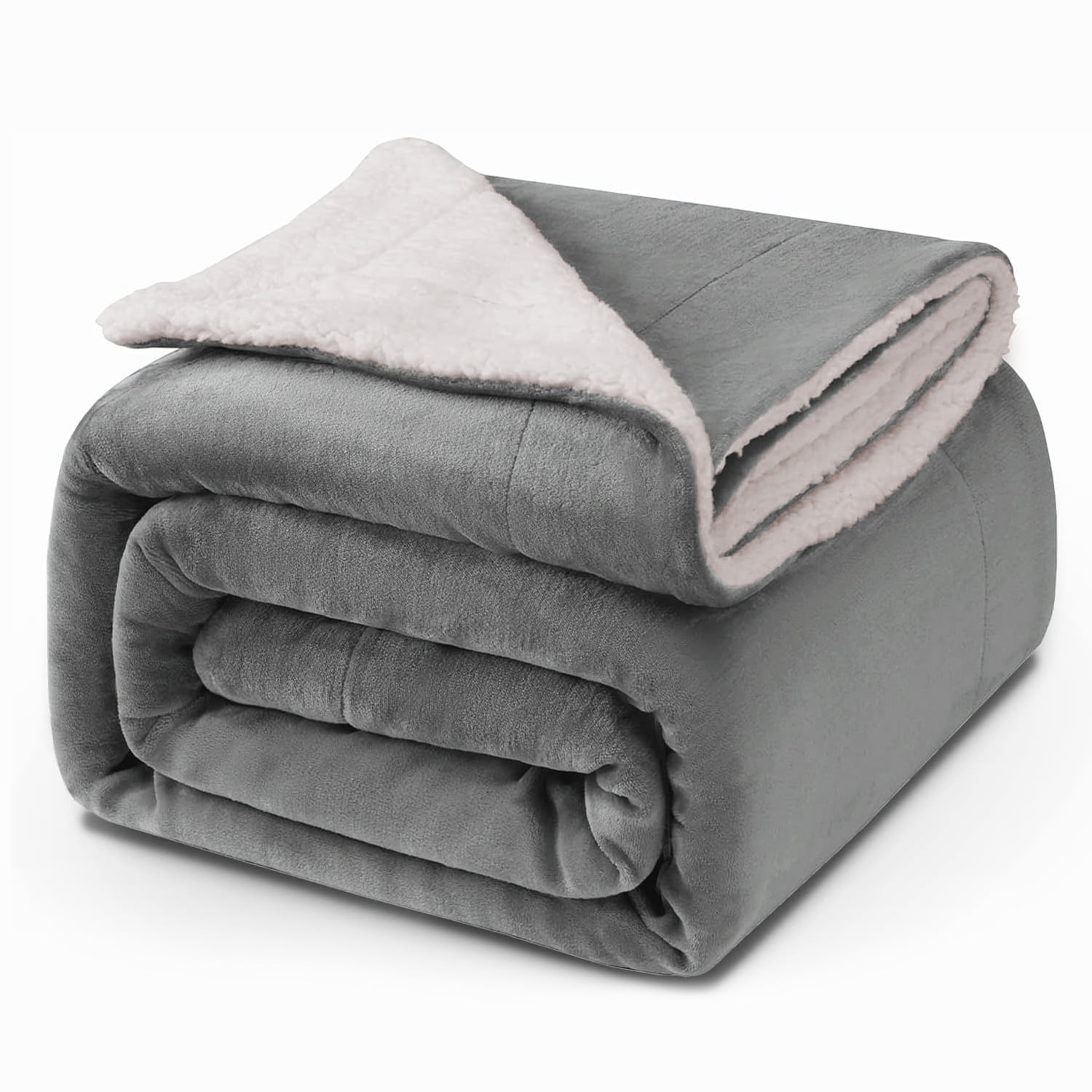 IR Imperial Rooms Sherpa Bed Blanket Soft Thick & Warm Fluffy Plush ...