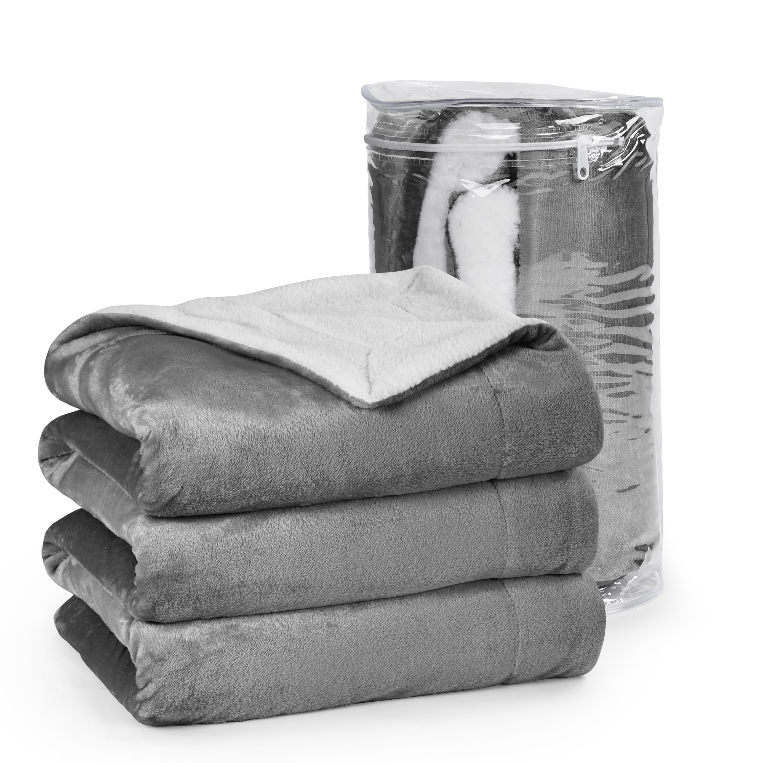 IR Imperial Rooms Sherpa Blanket and Throw Fluffy, Soft, Bed Blanket ...