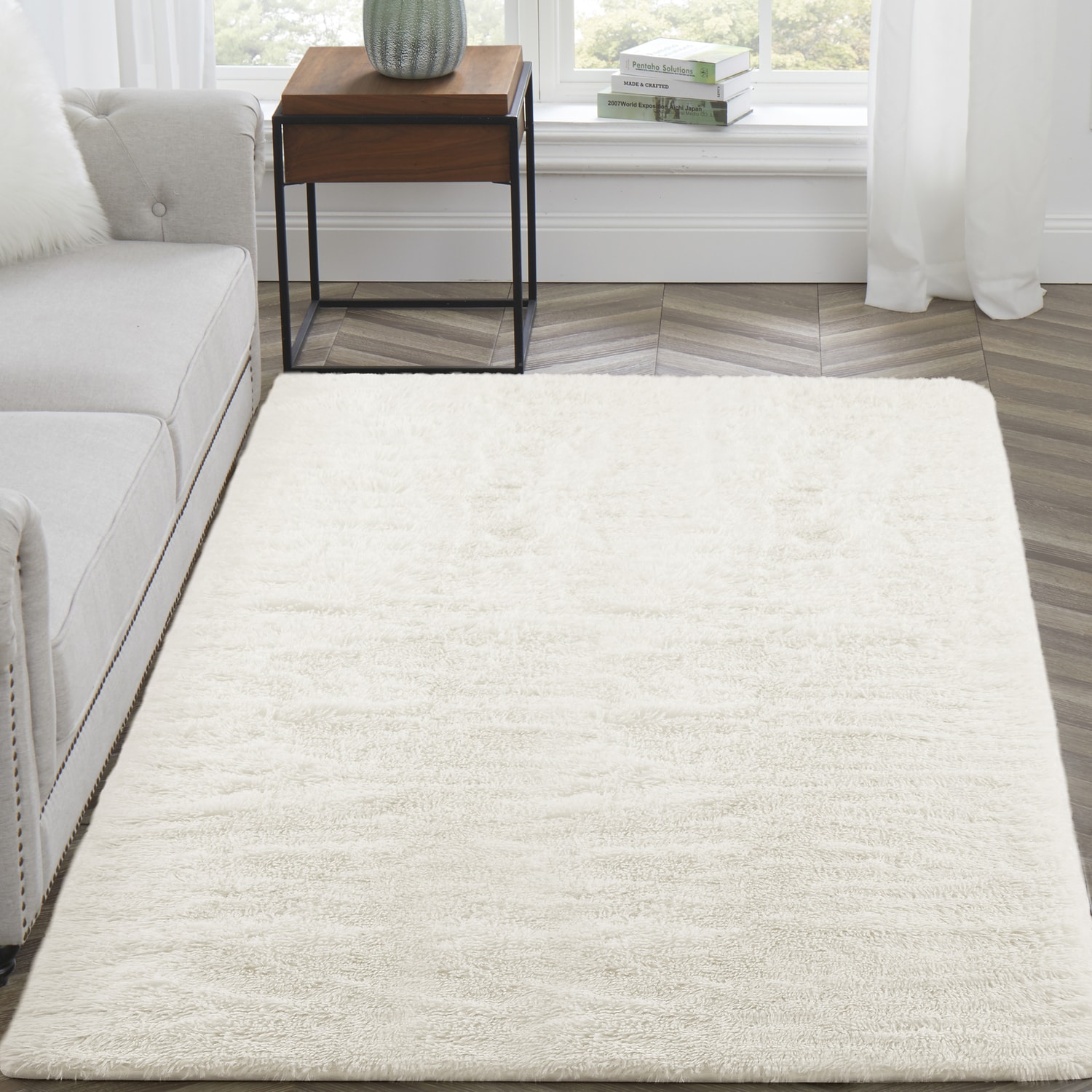 Softlife Stylish Soft Shaggy Velvet Carpet for Living Room/Bedroom ...