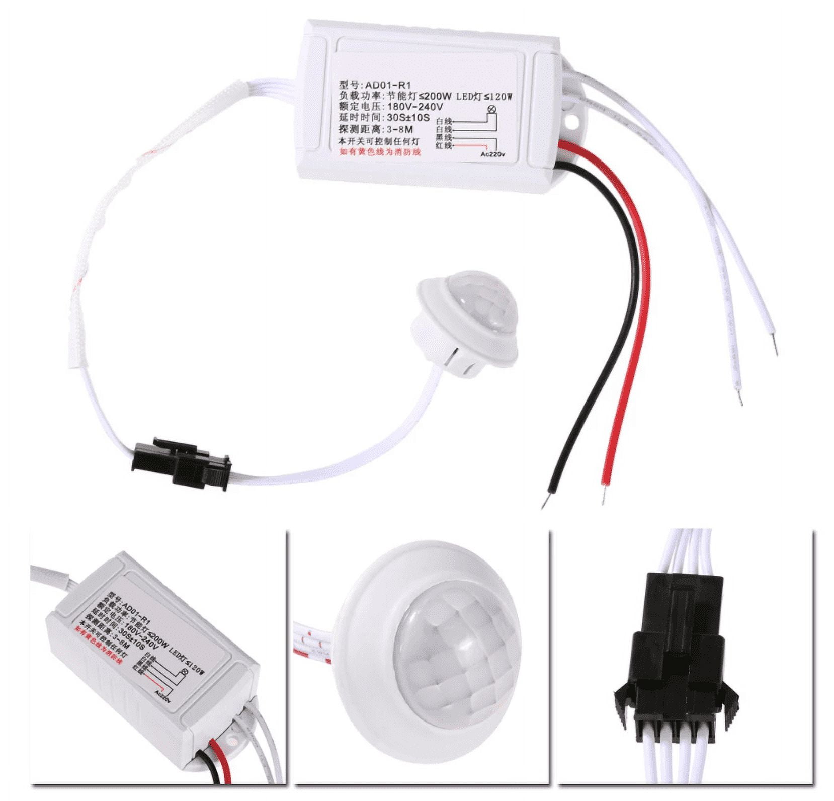 IR Infrared Body Motion Sensor Automatic Auto Light Lamp Control Switch ...