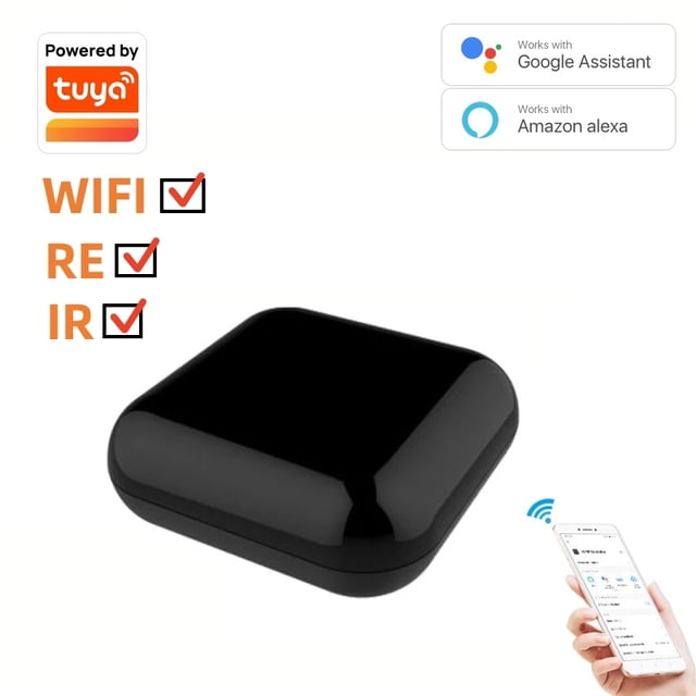 IR and RF Universal Remote, Wi-Fi Remote Control for TV Air Conditioner ...