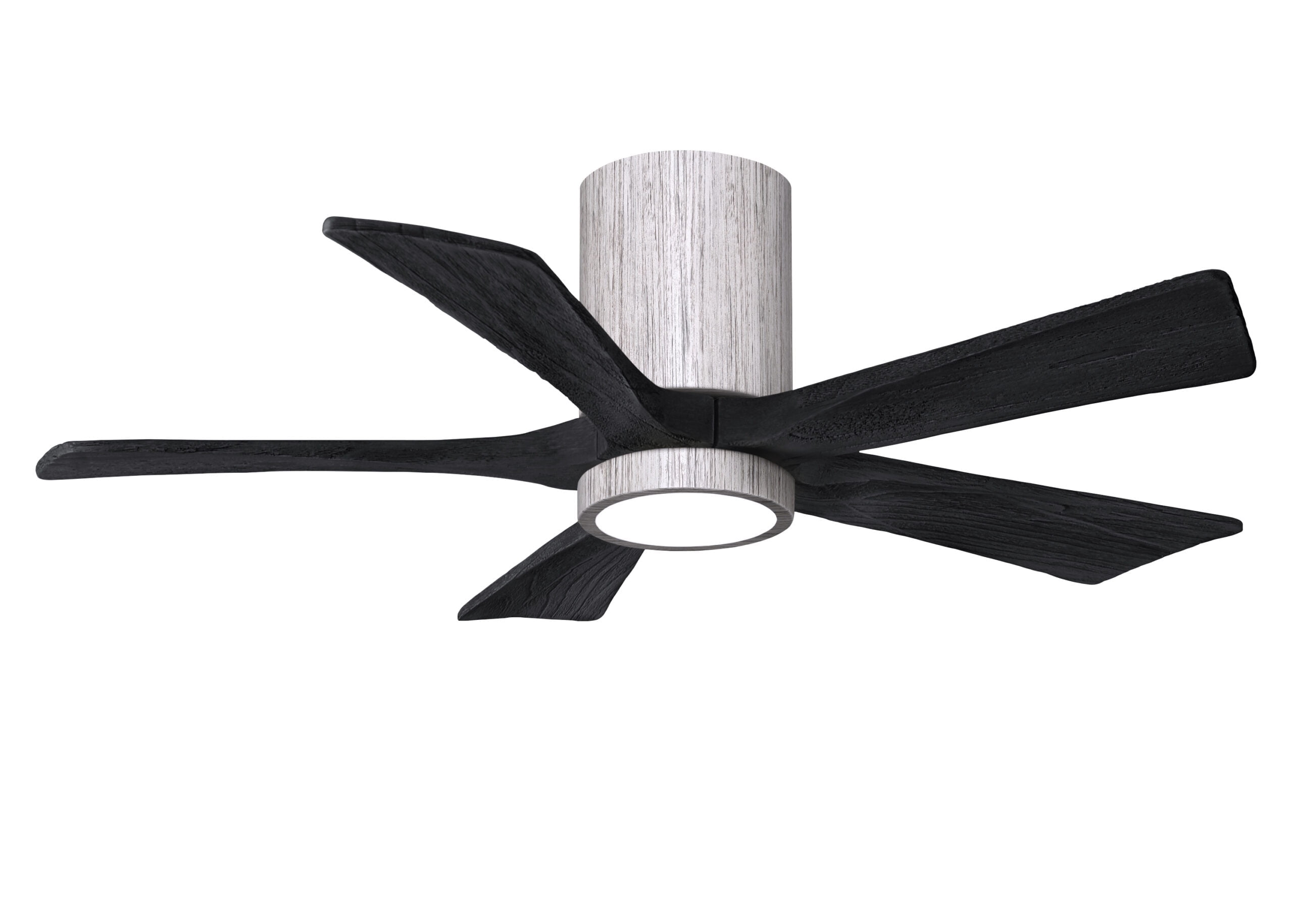 IR5HLK five-blade flush mount paddle fan in Barn Wood finish with 42 ...