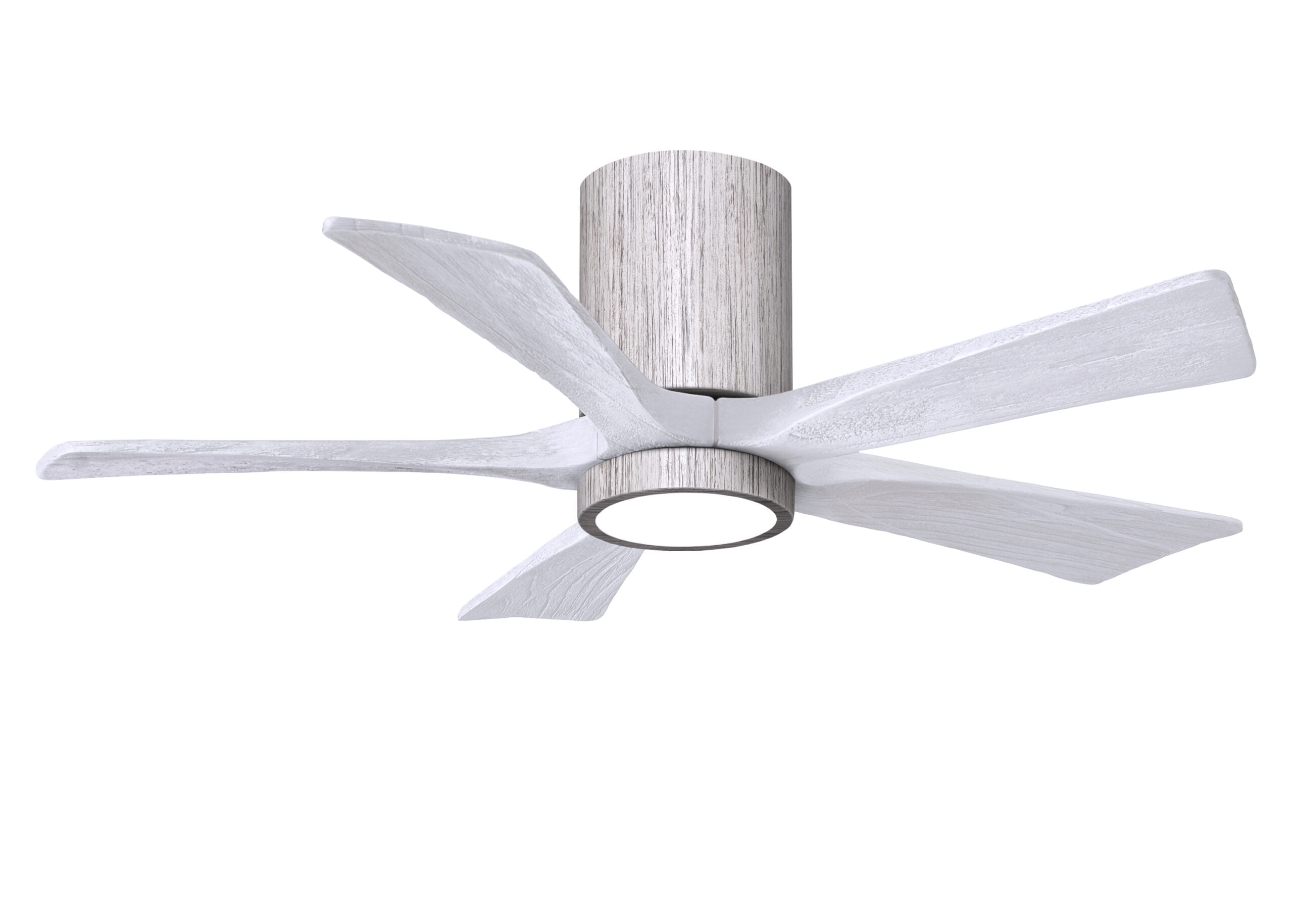 IR5HLK five-blade flush mount paddle fan in Barn Wood finish with 42 ...