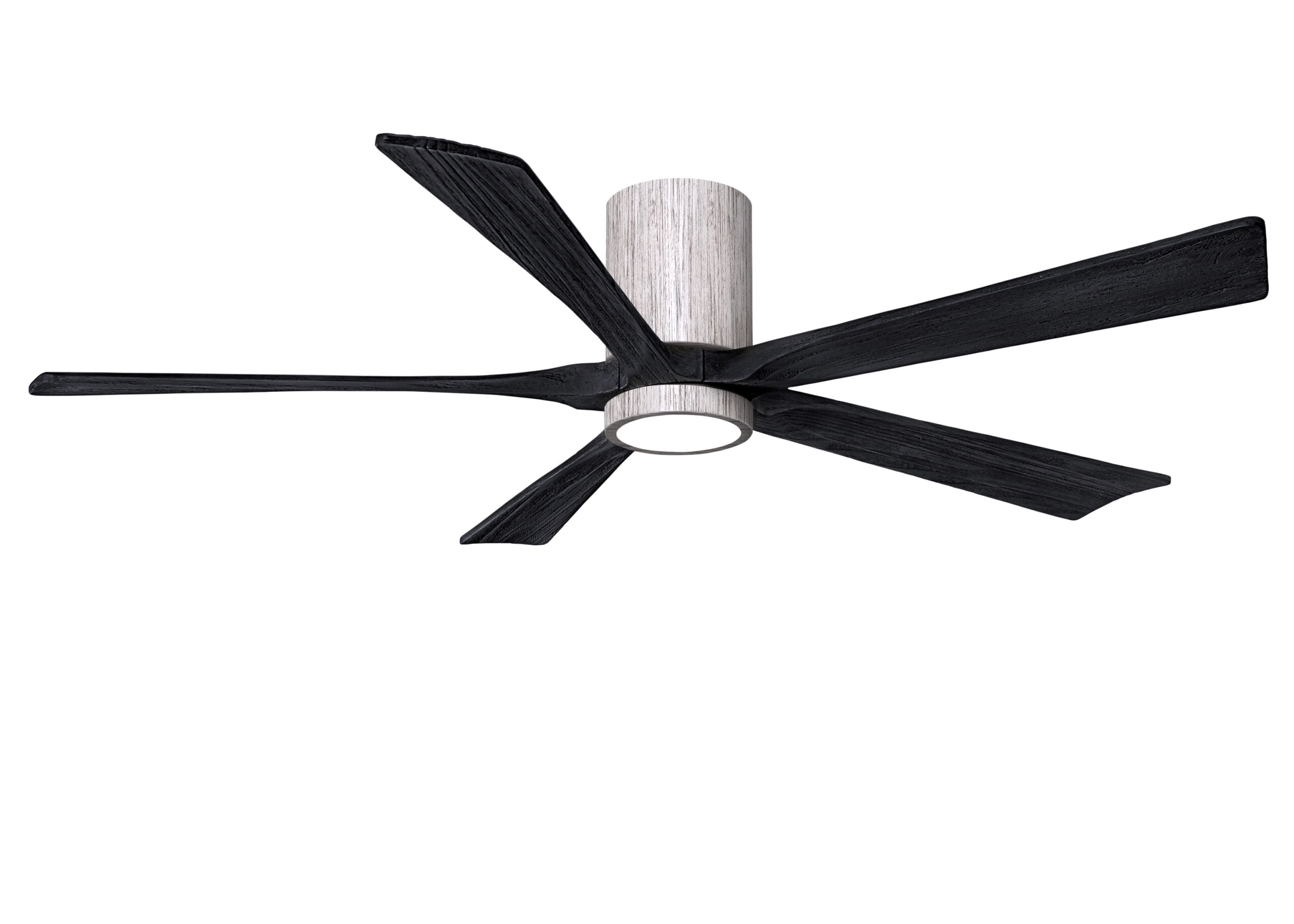 IR5HLK five-blade flush mount paddle fan in Barn Wood finish with 60 ...