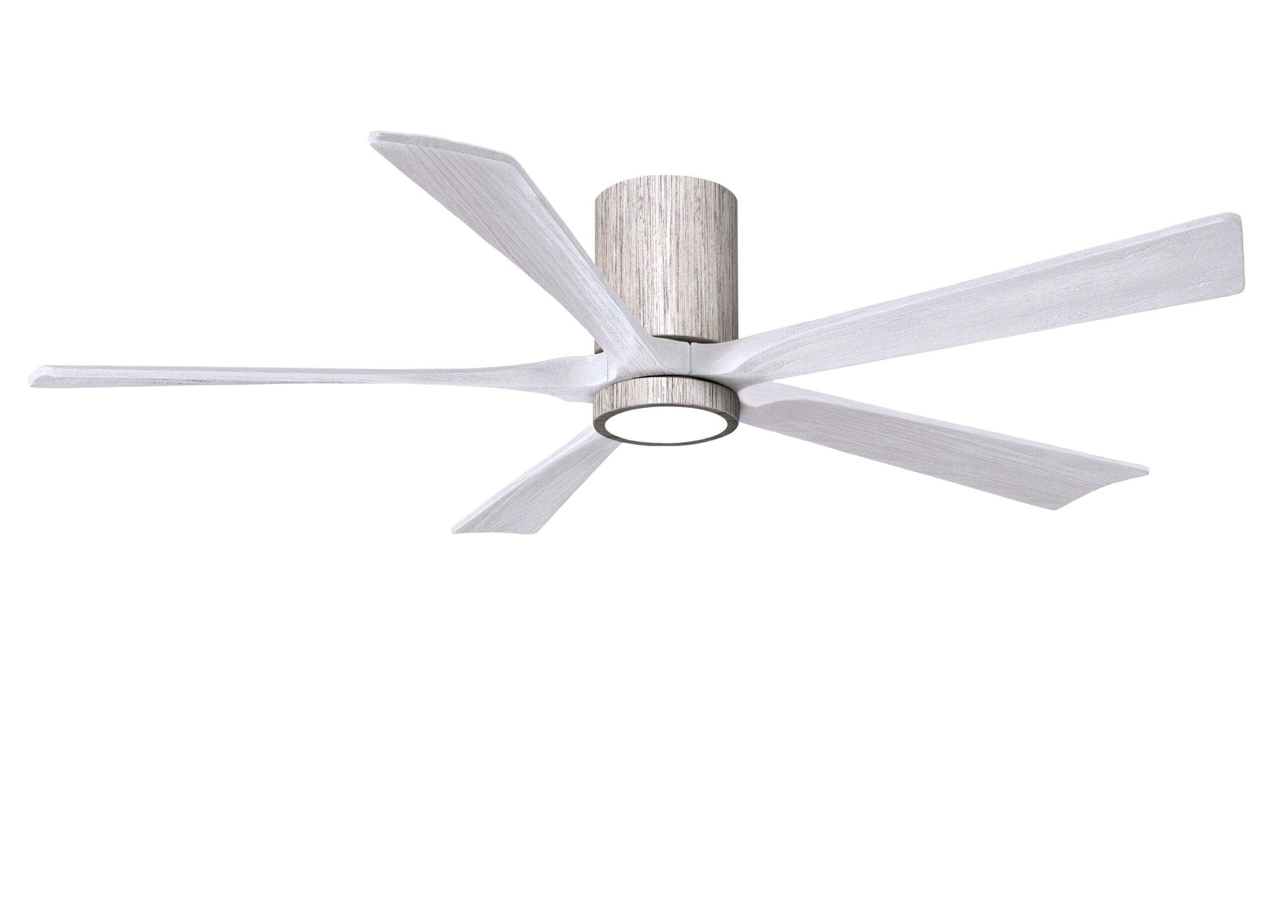 IR5HLK five-blade flush mount paddle fan in Barn Wood finish with 60 ...