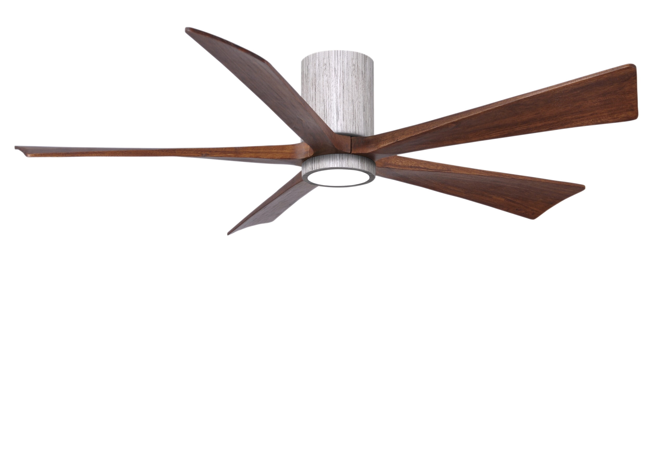 IR5HLK five-blade flush mount paddle fan in Barn Wood finish with 60 ...